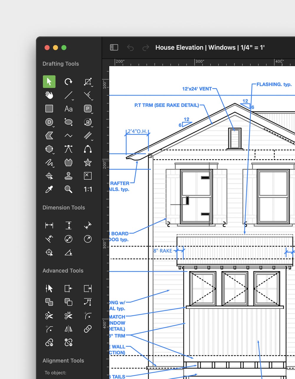 MacDraft Professional | Powerful 2D CAD, drafting, technical ...