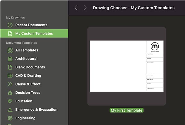 Create your own template in MacDraft | MacDraft Tutorials | Microspot Ltd.