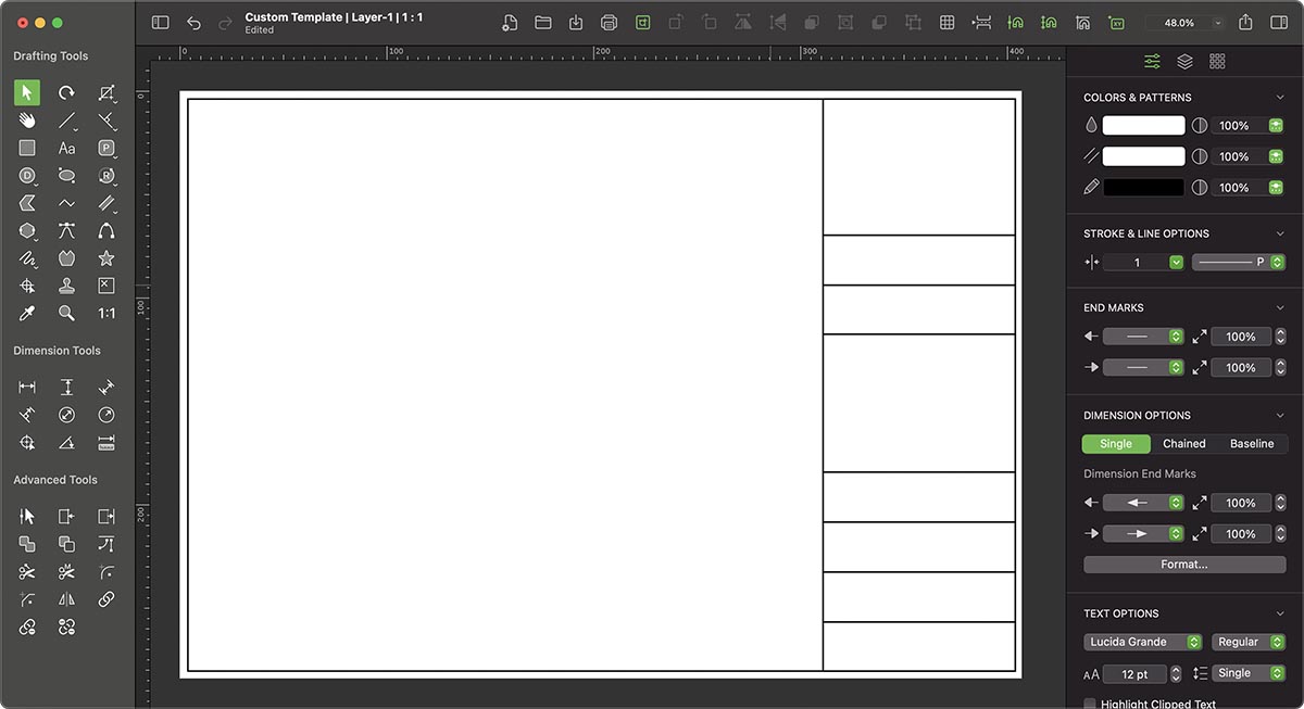 Create your own template in MacDraft | MacDraft Tutorials | Microspot Ltd.