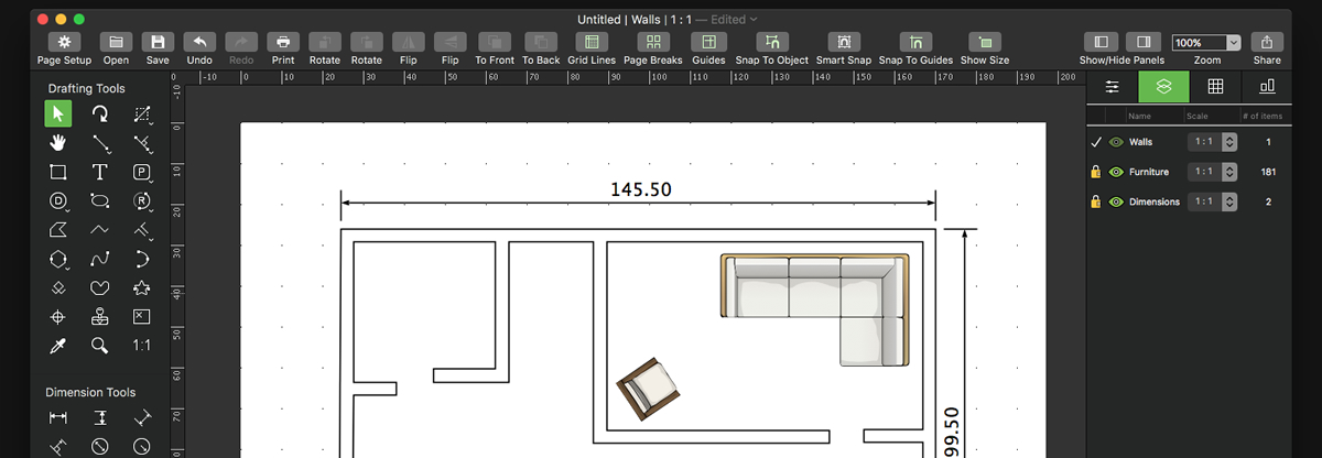 Improved Snapping: In-Depth Look | MacDraft 7 Pre-Order | Microspot Ltd.